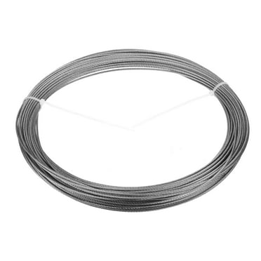 BENTISM T304 Stainless Steel Cable Steel Wire Rope 1/16" 328 ft 7x7 ...