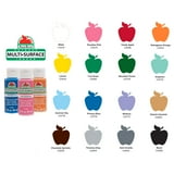 Apple Barrel Multi-Surface Acrylic Craft Paint Set, 16 Piece, 2 fl oz ...
