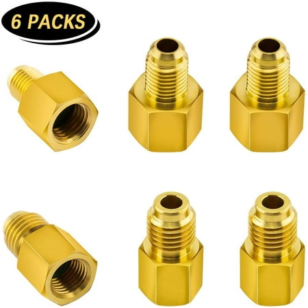 6pcs 6015 R134A Refrigerant Tank Adapter to R12 Fitting Adapter of 1/2 ...