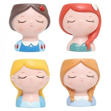 Fairy Tale Flower Pot-Alice Cinderella Mermaid Snow White Princess ...