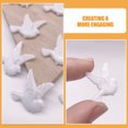 HOMEMAXS 24PCS 3D Pigeon Plastic Wall Stickers Self Adhesive DIY ...