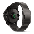 Fenix 5X Plus Sapphire, Carbon Gray DLC Titanium with DLC Titanium band ...