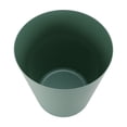 Mainstays 5 Gallon Green Matte Plastic Garbage Can, Small Durable ...
