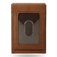 Carolina Football Panthers Embossed Premium Brown Leather Front Pocket ...