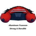 Seangles 4 Person Inflatable Boat with Aluminum Floor and Transom ...