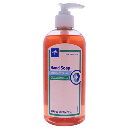 Antibacterial Liquid Hand Soap by Medline for Unisex - 16 oz Hand Soap ...