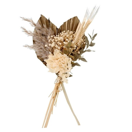 Dried Reed Flowers Livingroom Dried Pampas Grass Bouquet Bunch ...