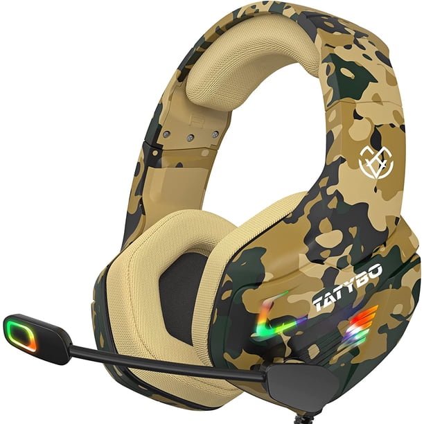 Tatybo Gaming Headset for PS4 PS5 Xbox One Switch PC with Noise ...