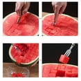 Watermelon Slicer Tool, Stainless Steel, Dual-Edged Blade, Easy-Cut ...