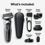 Braun Series 7 Electric Shaver, 360 Flex Head with Beard Trimmer ...