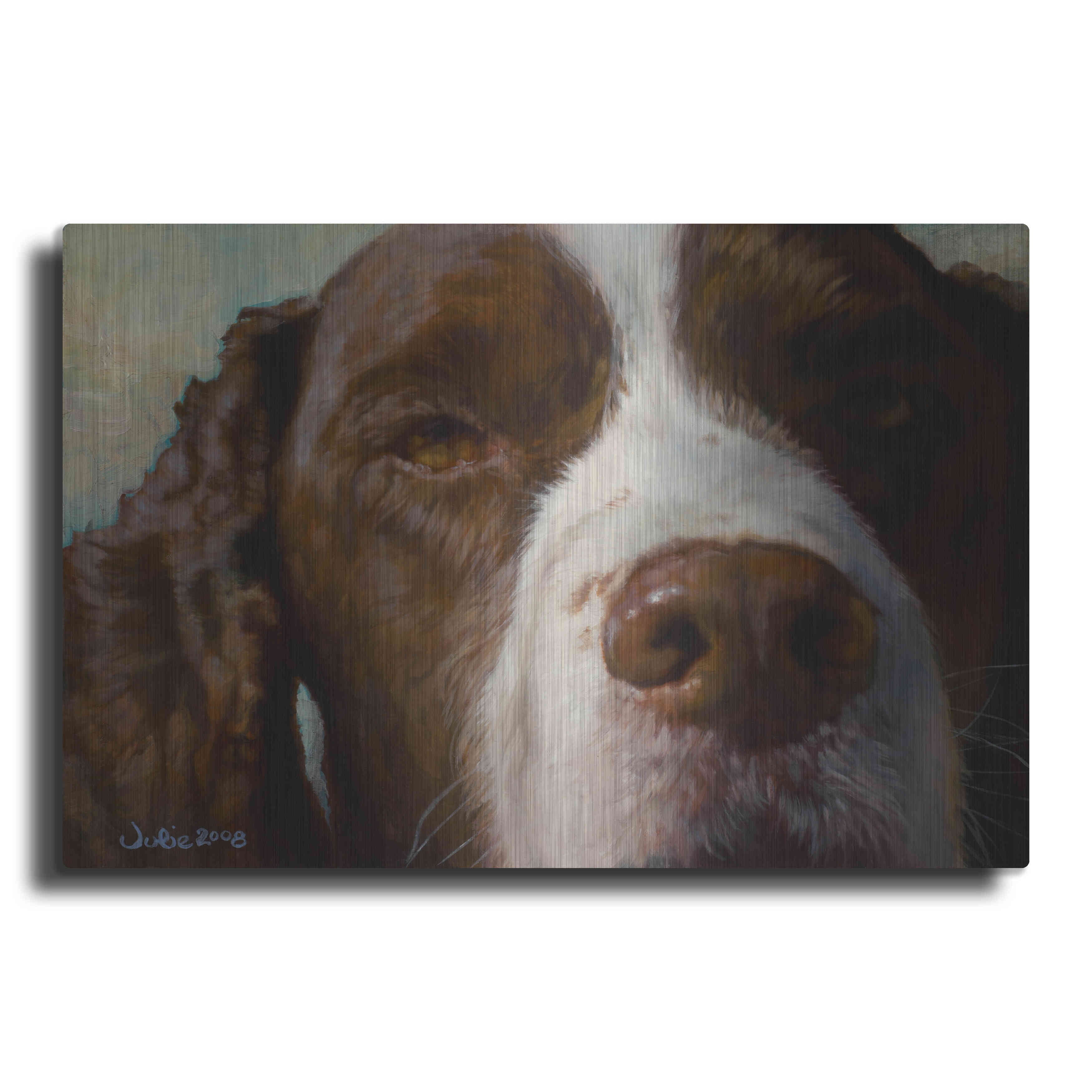 Luxe Metal Art 'Jesse' by Julie Bel, Metal Wall Art, 16"x12" - Walmart.com