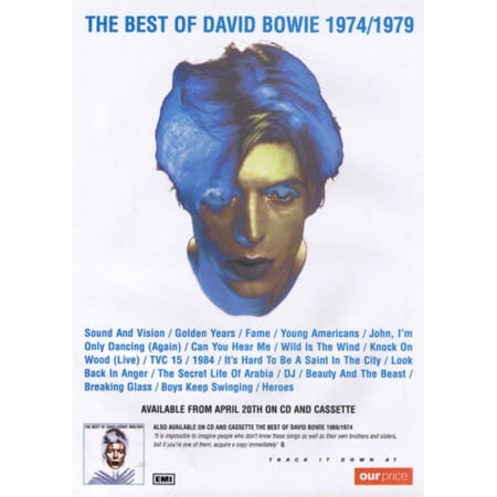 David Bowie Best of 1969-74 Poster | Walmart Canada