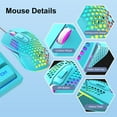 KUIYN M3 Wired Optical Gaming Mouse, Ultralight Honeycomb Shell, RGB ...