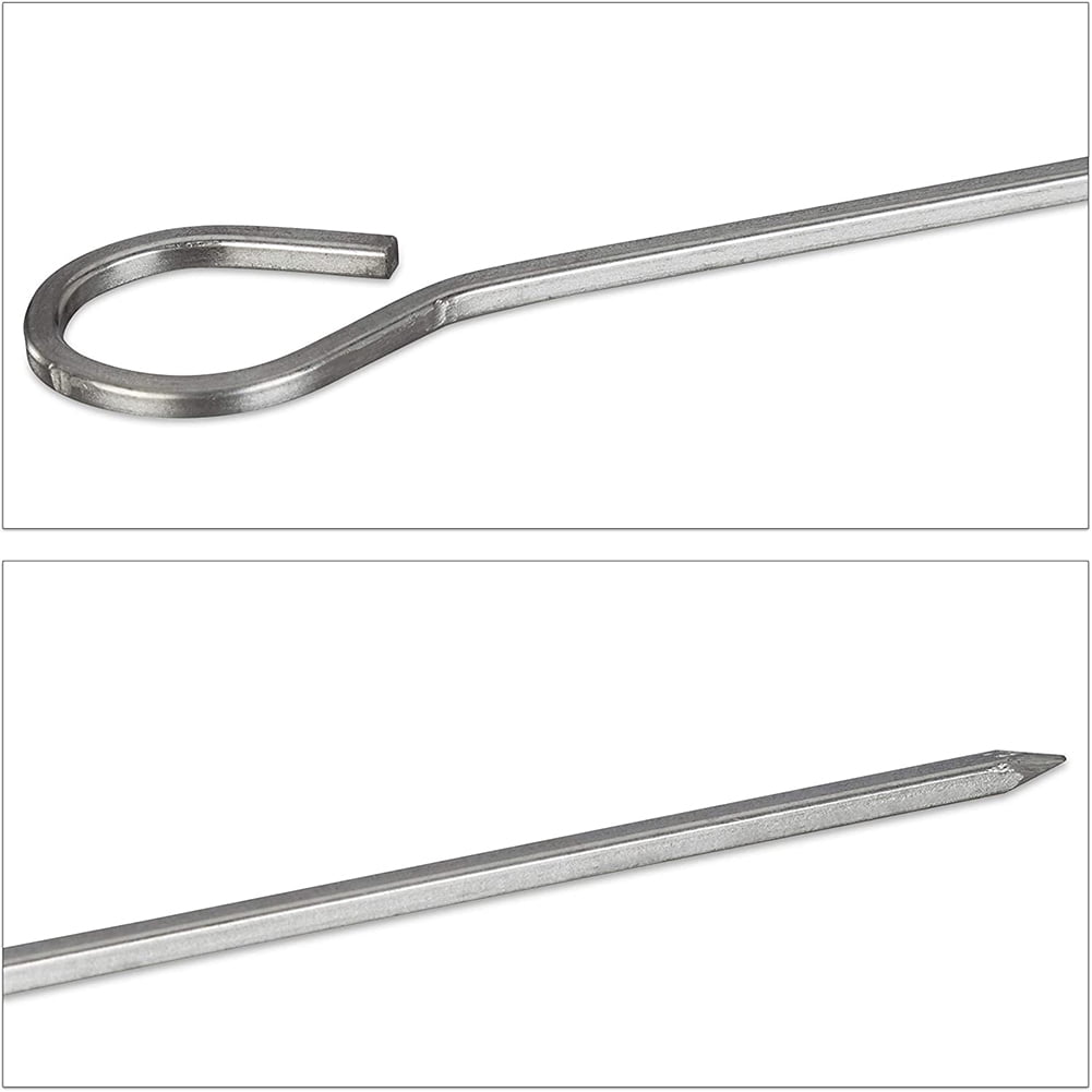 Buy 10 Pcs Turkey Lacers 12 Inch Stainless Steel Skewers for Trussing ...