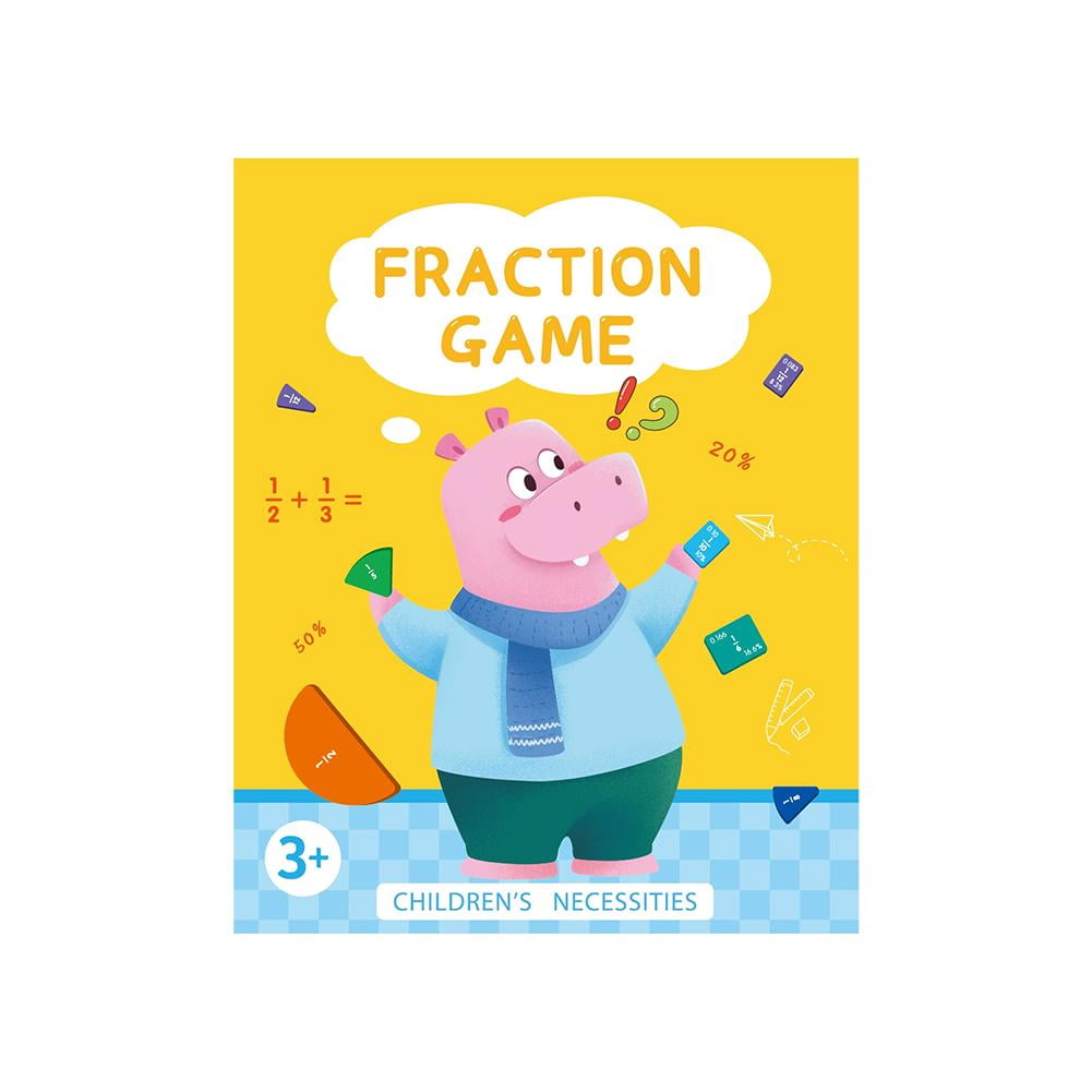 Magnetic Fraction Demonstration Book,Math Manipulatives Set with ...