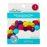 Way To Celebrate Clear Balloon Garland Tape, 16.4 ft for Balloon Arches ...