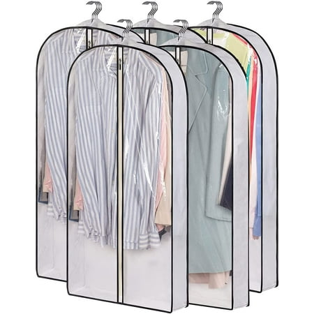Transparent Clothing Cover with Zipper Dust Cover for Men and Women 5 ...