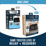 Copper Fit® Adjustable Back Support Brace, Includes Hot/Cold Gel Pack ...