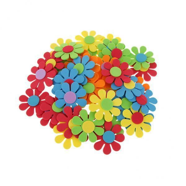 10x50 Piezas de Espuma Mixta con Formas para Niños, Decoración para ...