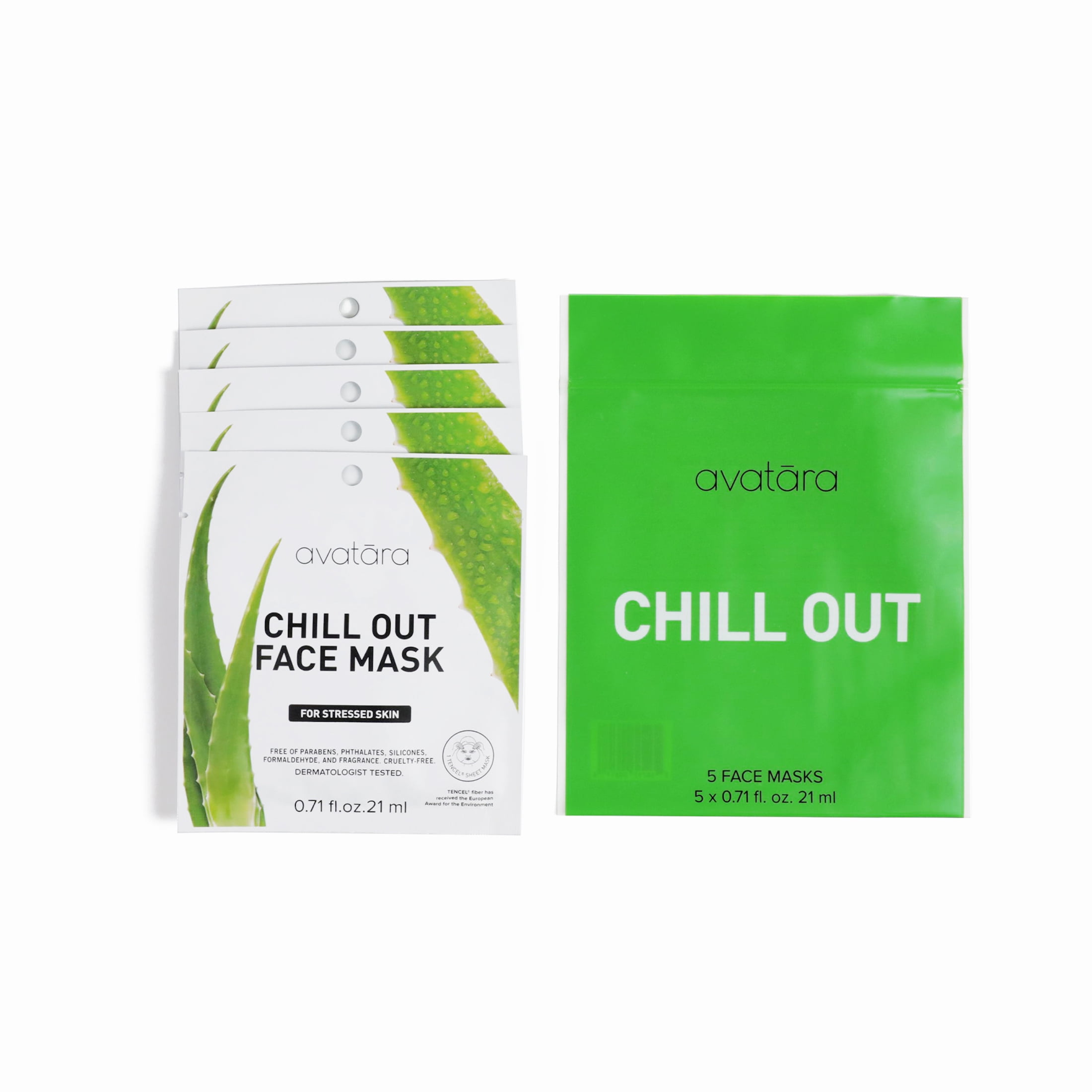 Avatara Chill Out Face Mask, 5 Pack - Walmart.com