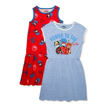 Miraculous Ladybug Cat Noir Rena Rouge Big Girls 3 Pack T-Shirts Little ...