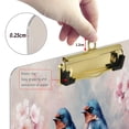 Acrylic Writing Board Silver 12.5*9 Inch Clipboards Transparent Acrylic ...