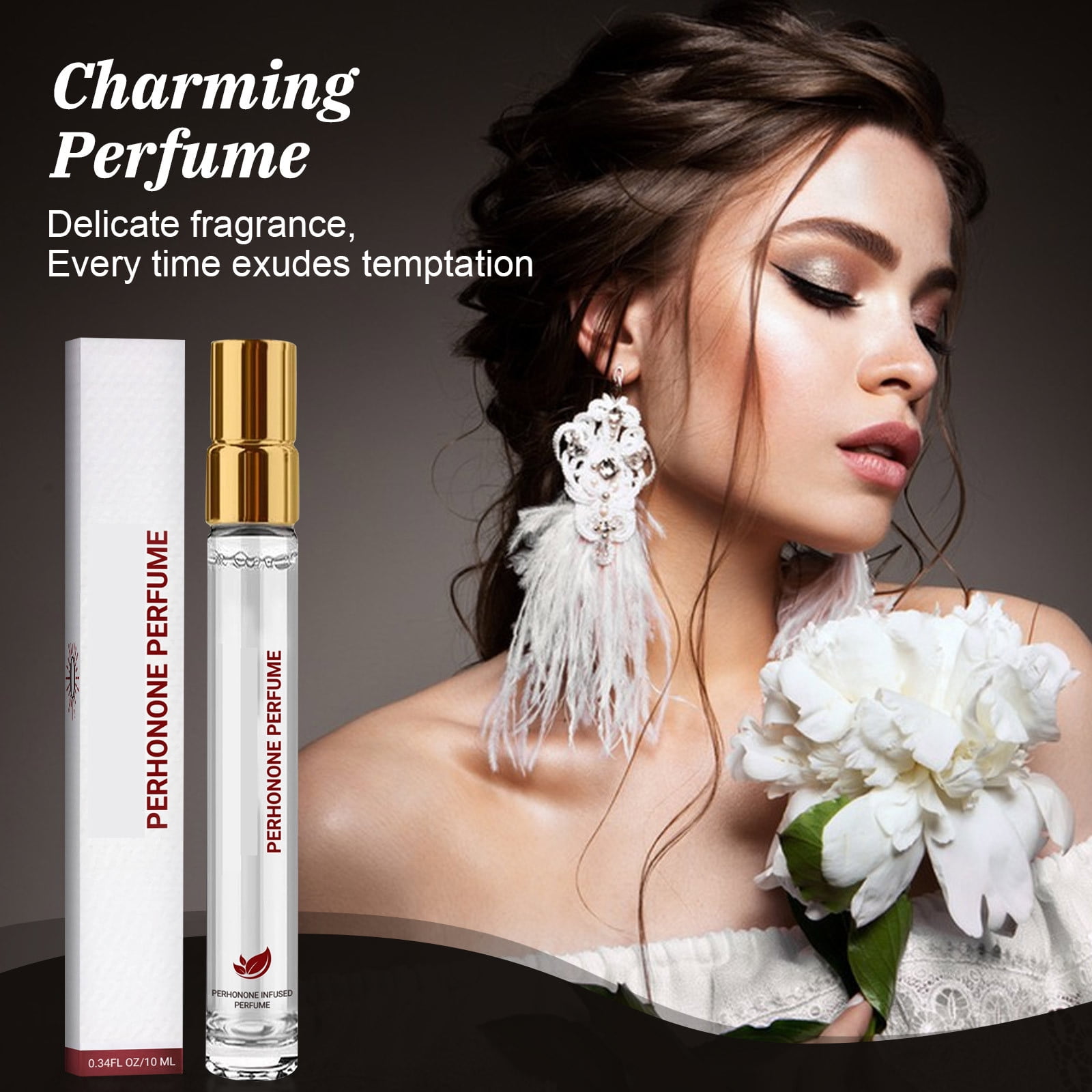 Perfume de feromonas para mujer Perfume 10ML Único Lujo Refrescante Fresco Minimalista ...