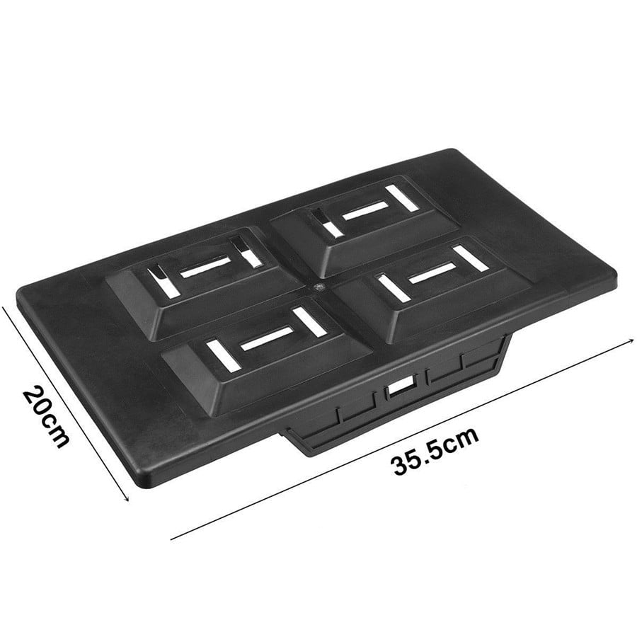 US Adjustable Car Battery Mount Tray Lead Acid Battery Holder Base ...