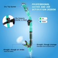 Dry Snorkel Set,Panoramic Wide View Anti-Fog Scuba Diving Mask ...