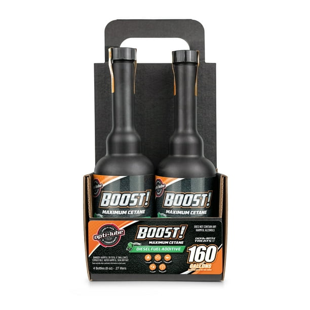 OPTI-LUBE BOOST! MAXIMUM CETANE FORMULA DIESEL FUEL ADDITIVE: 8oz 4 ...
