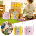 Zmeidao Easter Bunny Basket Easter Rabbit Ear Bucket Bags Easter Egg ...