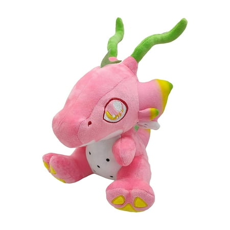 Dragon Fruit Macaroon Plush Toy Kawaii Pitaya Dinosaur Soft Animal Toy ...