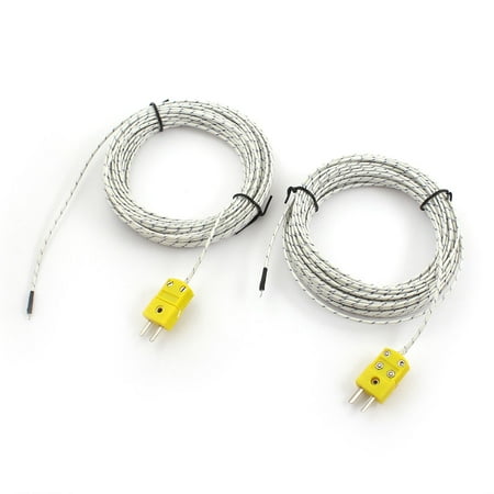 -50C to +200C K Type Temperature Testing Thermocouple Sensor Wire Cable ...