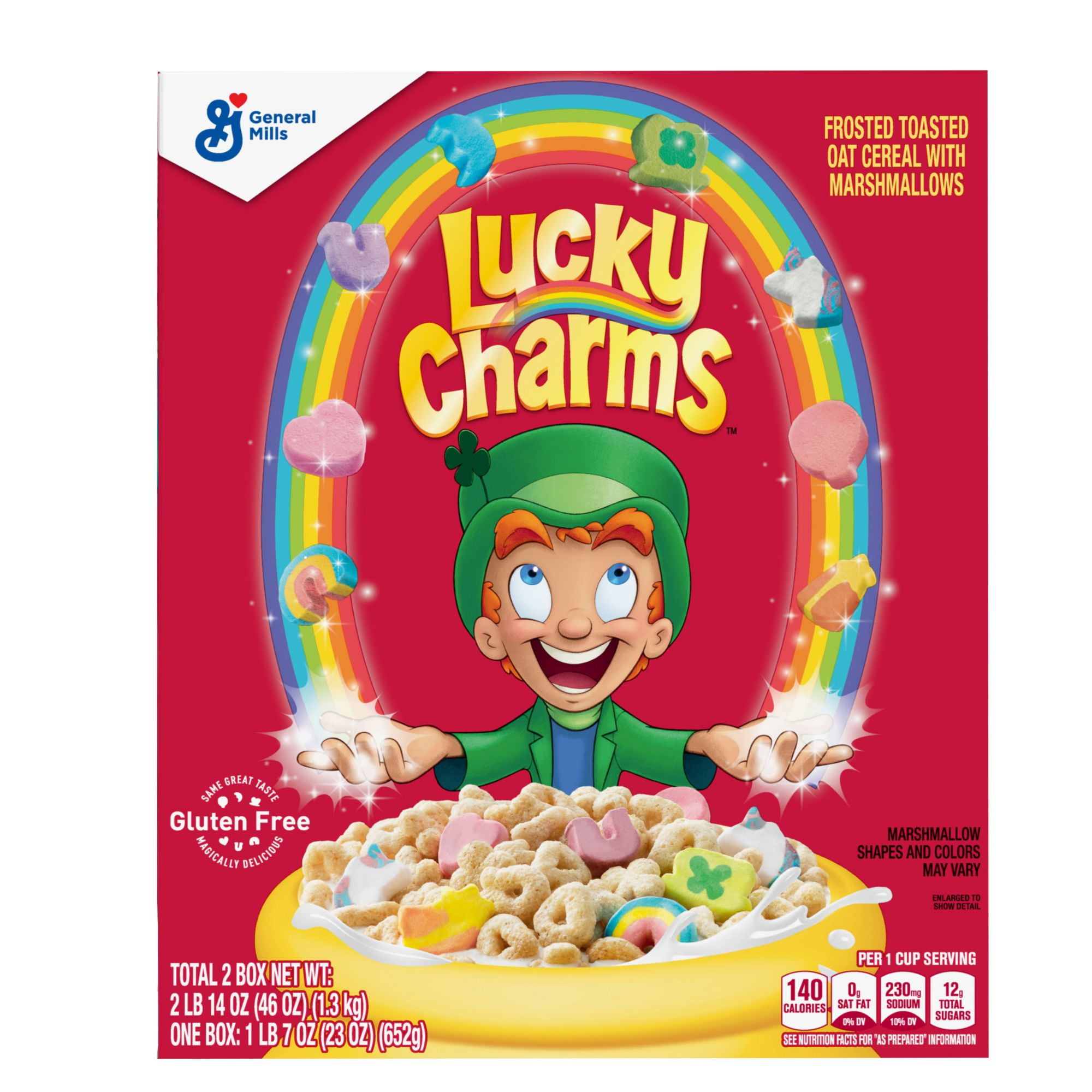 Product of General Mills Lucky Charms, 46 oz. - Walmart.com - Walmart.com