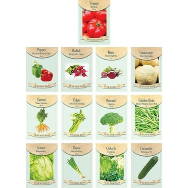 Set of 20 Assorted Vegetable & Herb Seed Packets - Create a Deluxe ...