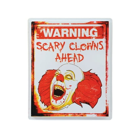 Scary Clown Sign Halloween Party Decoration | Walmart Canada
