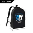 Cartoon Bear Split Design Laptop Backpack - Fits 15 " Laptop & iPad ...