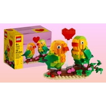 LEGO Valentine Lovebirds 40522; Fun Flower Building Kit for Kids, Boys ...