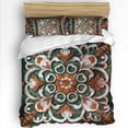 Abstract Art California King Duvet Cover Set, Flowers National Style ...