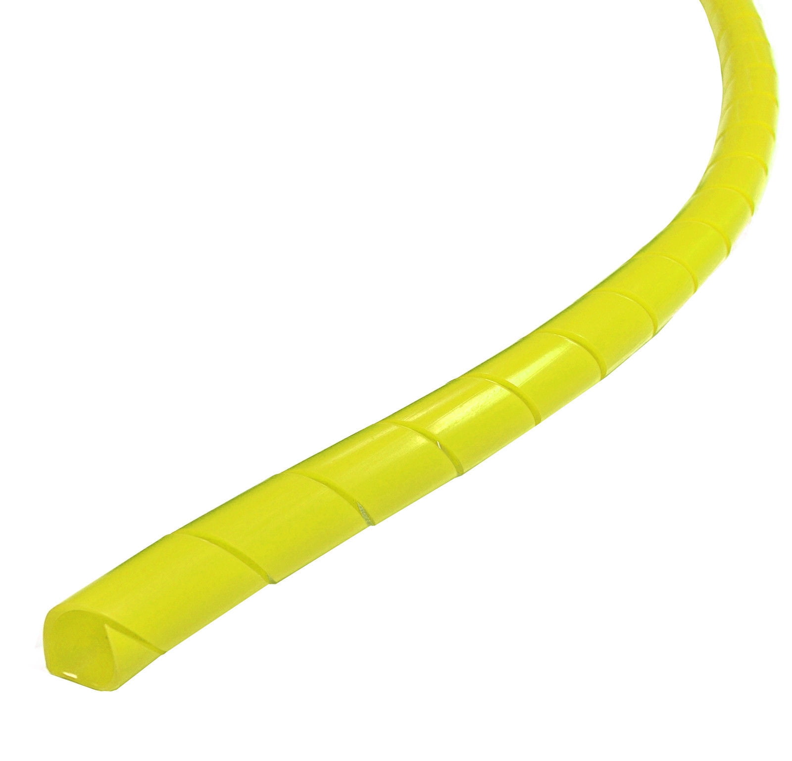 3/8" Polyethylene Spiral Wrap Tubing - 50 Feet Length - Color: Yellow ...