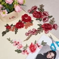 8Pcs 4 Styles Computerized Embroidery Cloth Sew on Patches Flower ...