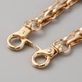 Alloy Chain Short Bag Straps with Swivel Clasps Light Gold 203x12mm ...