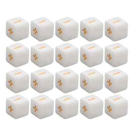 Math Dice Set, Math Operation Dices 16mm Plastic Educational ...