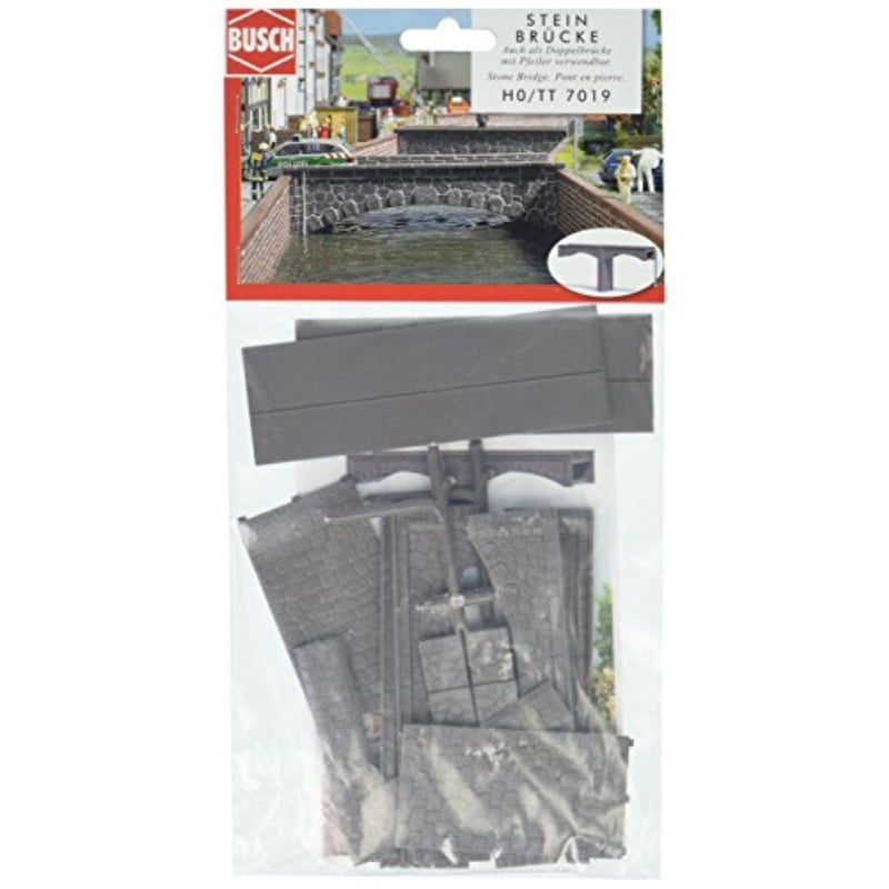 busch 7019 stone bridge ho structure scale model structure - Walmart.com