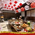 18Pcs Hibachi Party Decorations, 12" Cherry Blossom Japanese Lantern ...