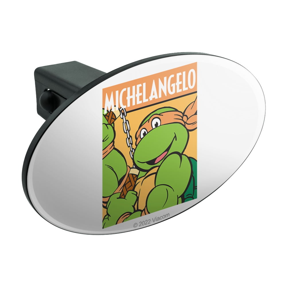 Teenage Mutant Ninja Turtles Michelangelo Oval Tow Trailer Hitch Cover ...
