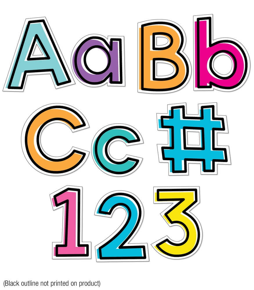 Carson Dellosa Education Kind Vibes Combo Pack Bulletin Board Letters