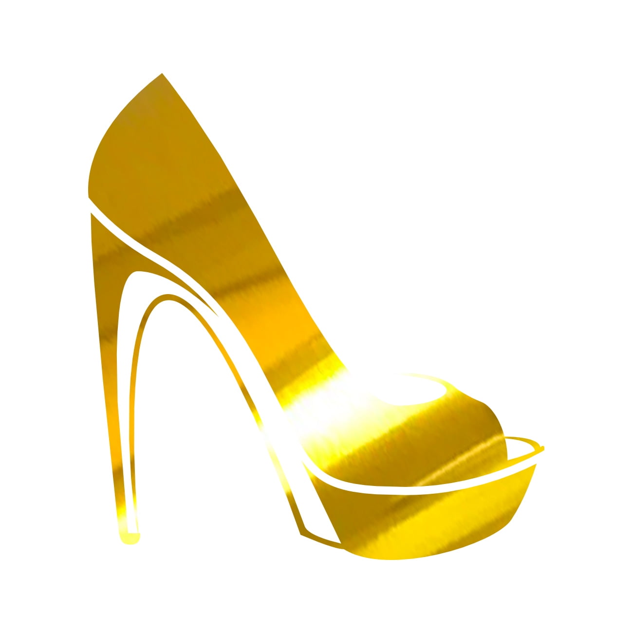 Stiletto Heel Sticker Decal Die Cut - Self Adhesive Vinyl ...