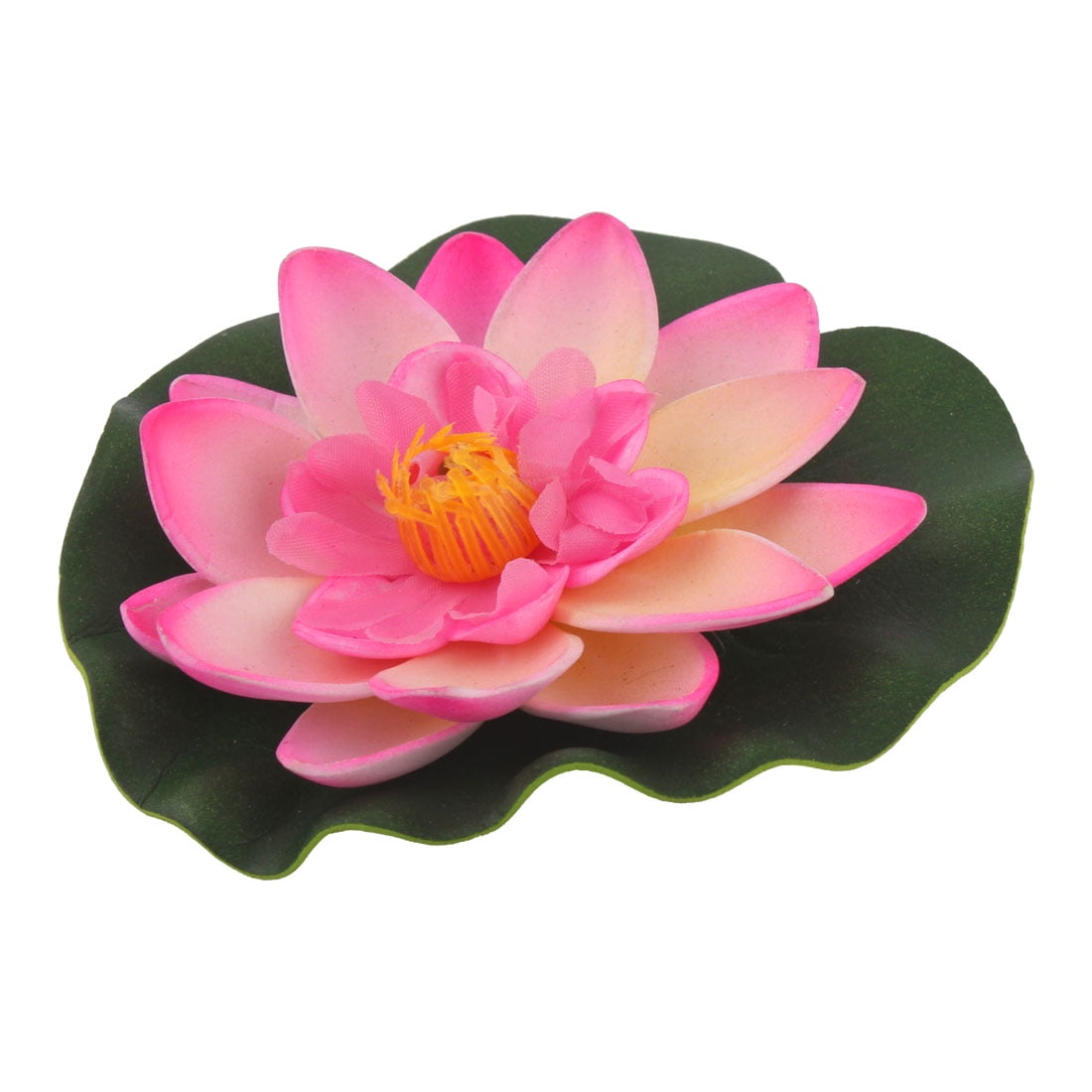 Aquarium Fish Tank Pond Artificial Floating Lotus Flower Decor Ornament ...