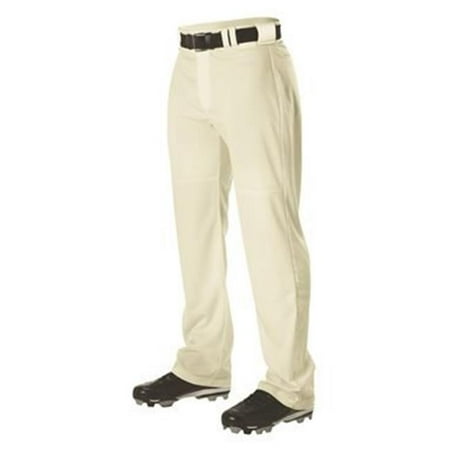 Youth Warp Knit Wide Leg Baseball Pants, Grey - Extra Large | Walmart ...